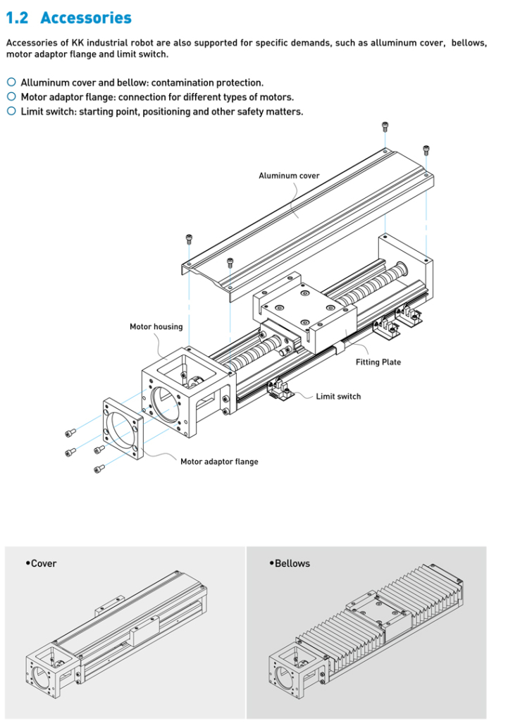 HIWIN Single Axis Robot KK series/ linear axis guide motion supplyARESWIN