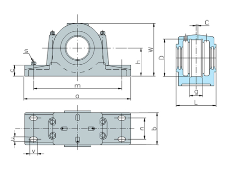 SD3100 Series Plummer block Plummer block Plummer Block Housing